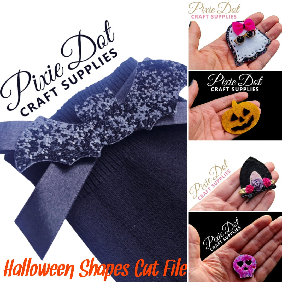 Halloween Shapes (SVG, PDF, Silhouette Studio) – Pixie Dot Craft Supplies