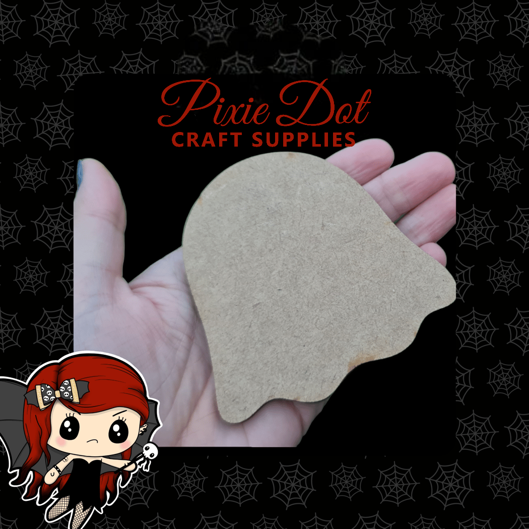 Large Ghost Template MDF – Pixie Dot Craft Supplies