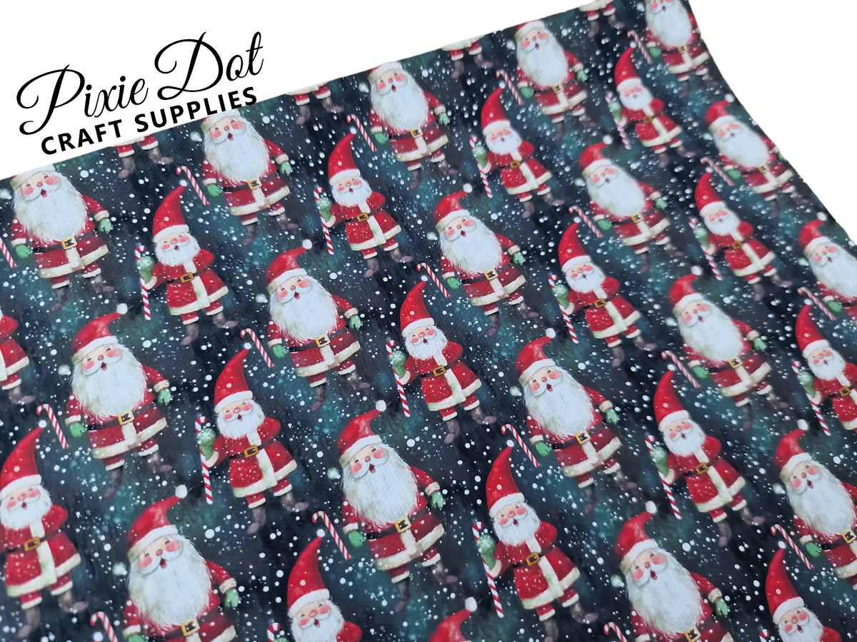 Santa dark night with snow – Pixie Dot Craft Supplies