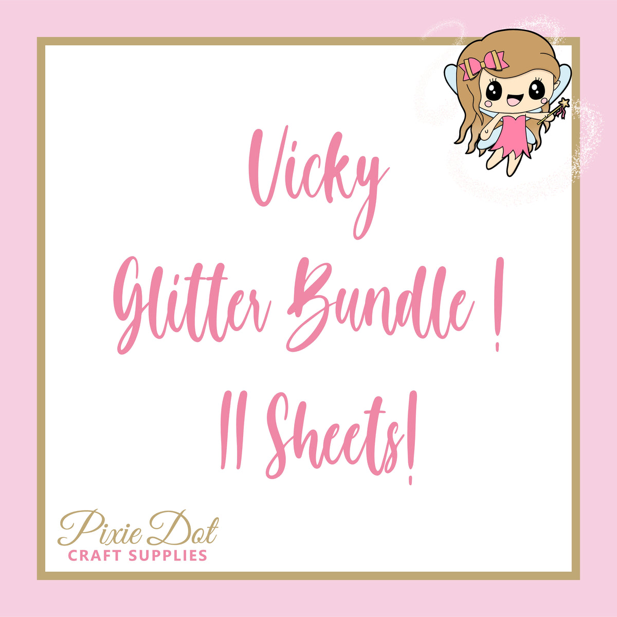 Vickys Glitter Bundle – Pixie Dot Craft Supplies