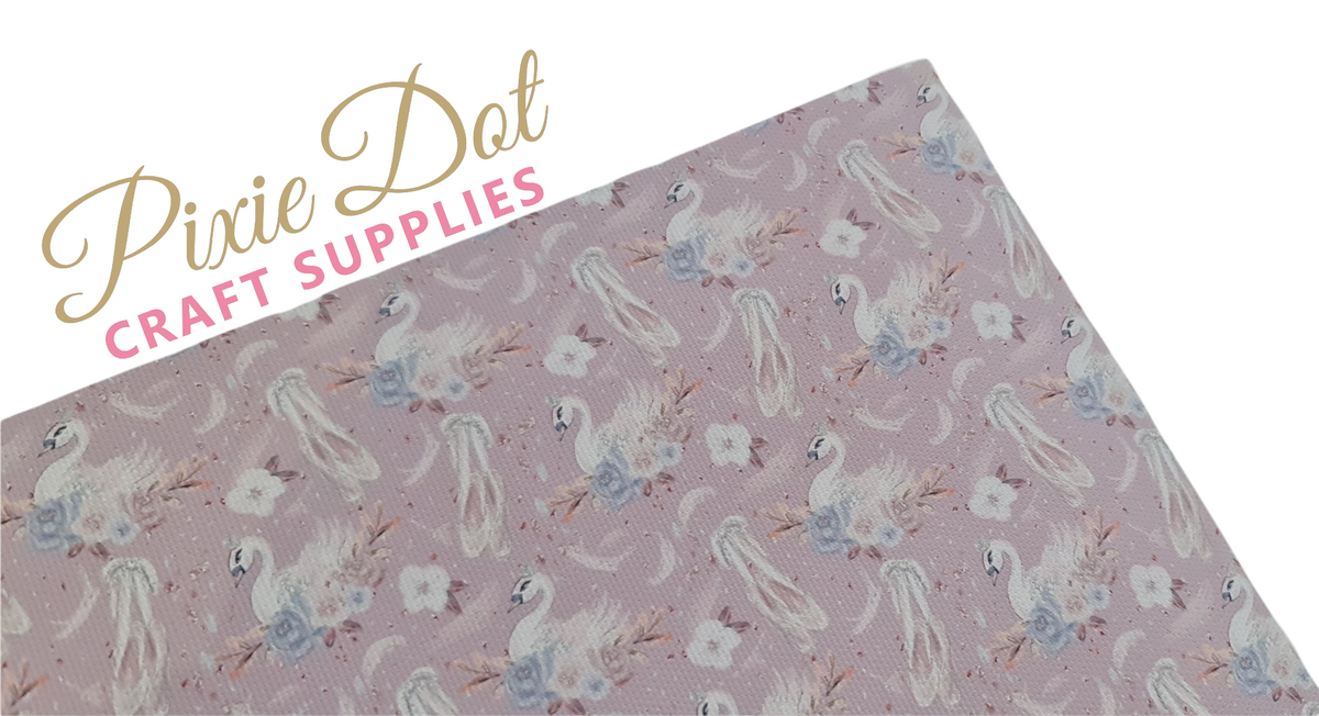 Pink Swan and Ballet pumps – Pixie Dot Craft Supplies