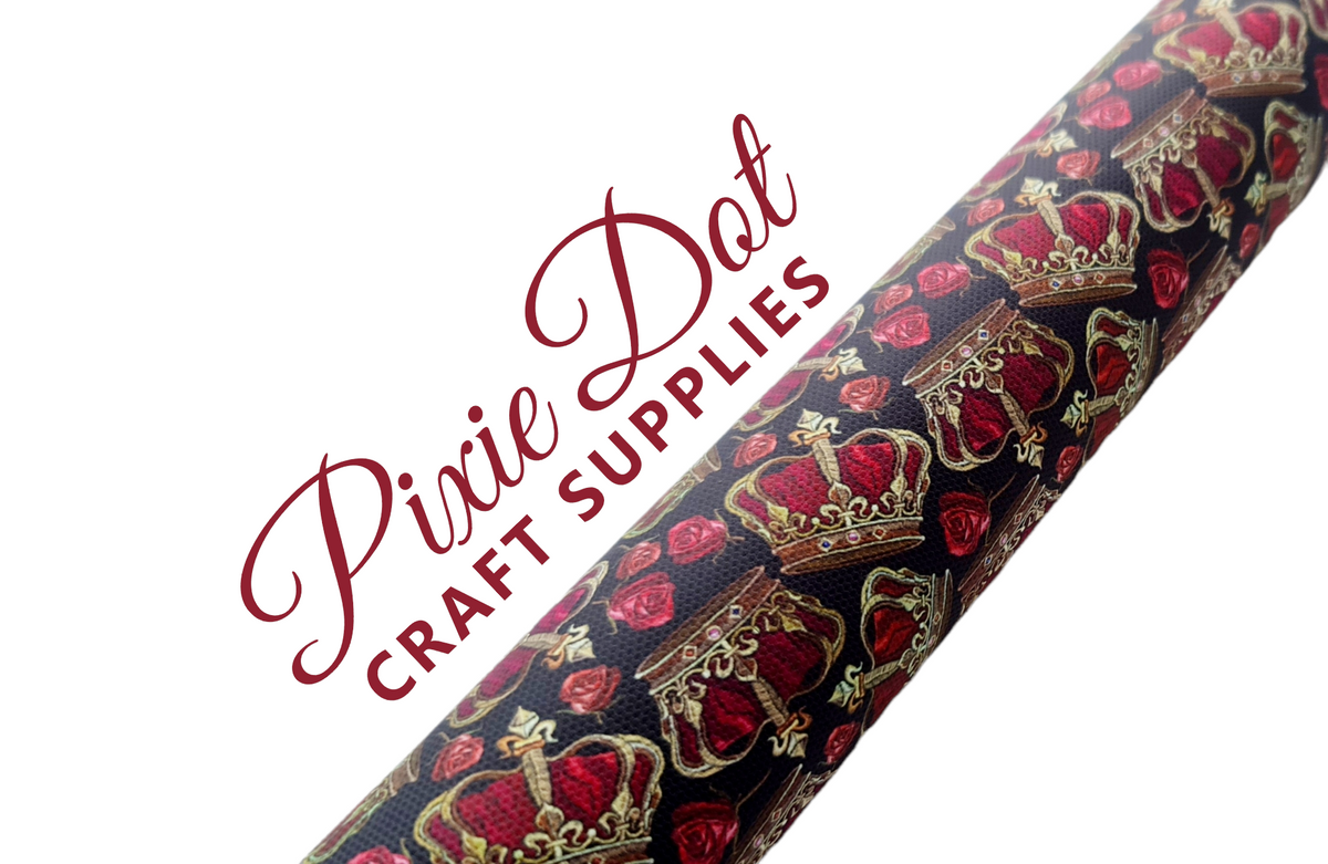 Gothic Crown Fabric – Pixie Dot Craft Supplies
