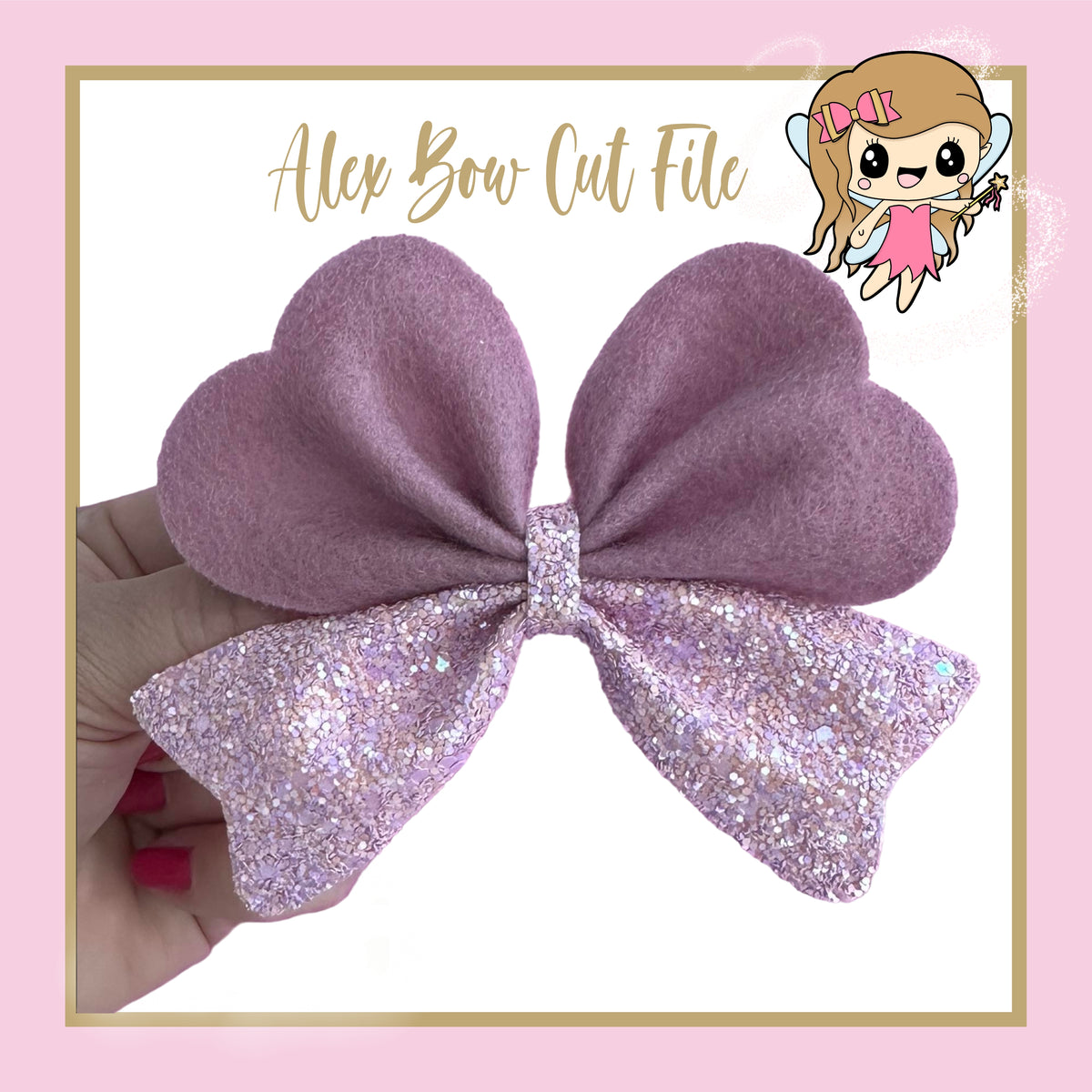 Alex Bow Cut file (SVG, PDF, Silhouette Studio) – Pixie Dot Craft Supplies