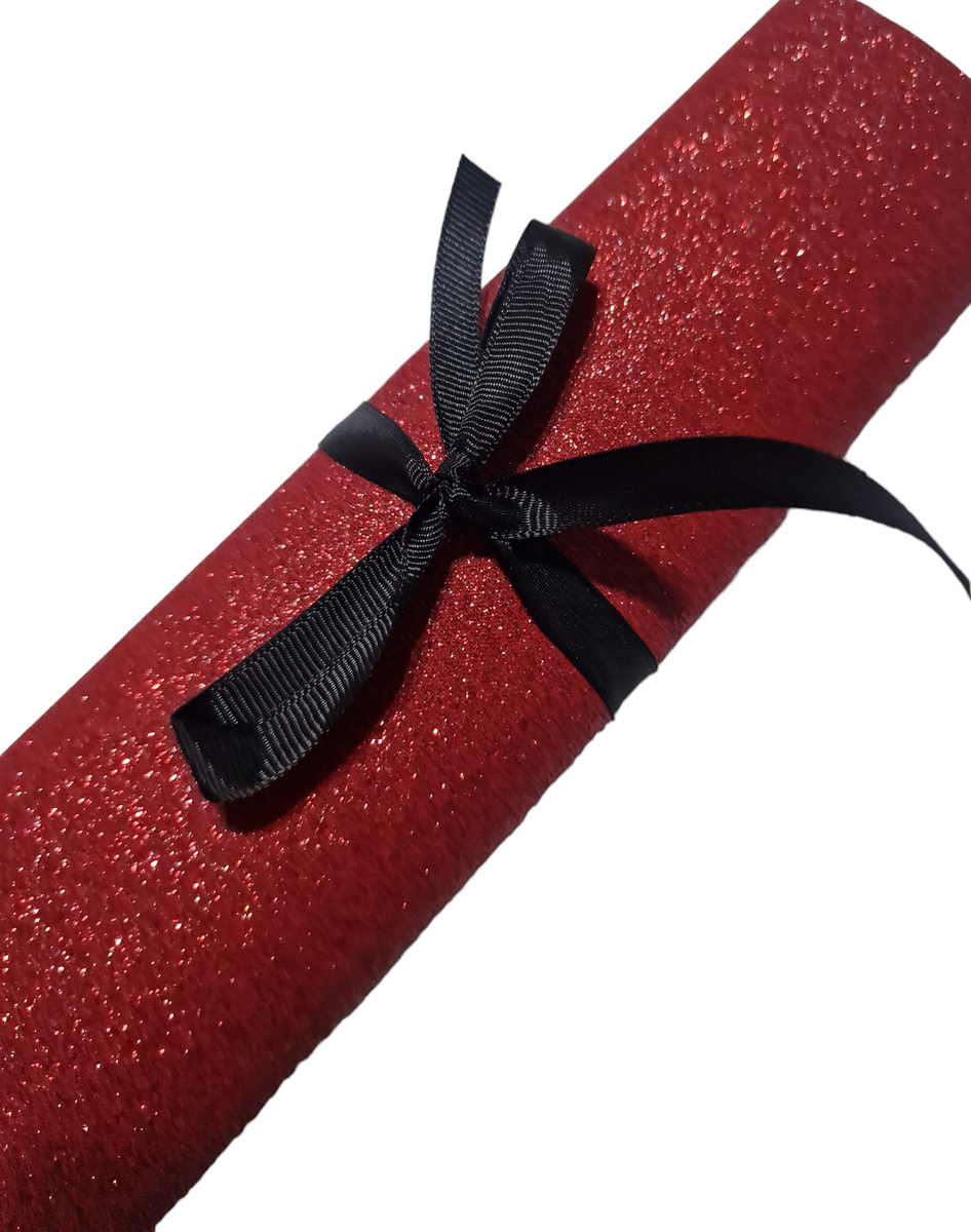 Extra Fine Red Roll (130cm x 20cm) – Pixie Dot Craft Supplies