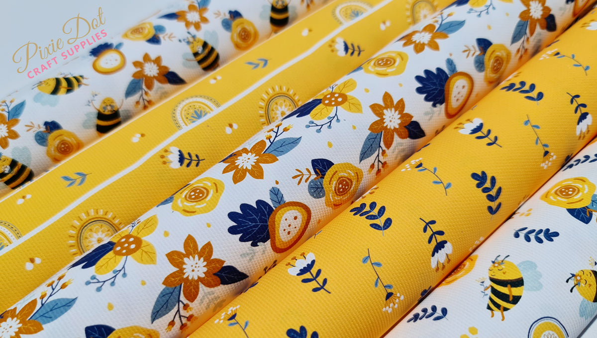 Yellow Bee Collection – Pixie Dot Craft Supplies