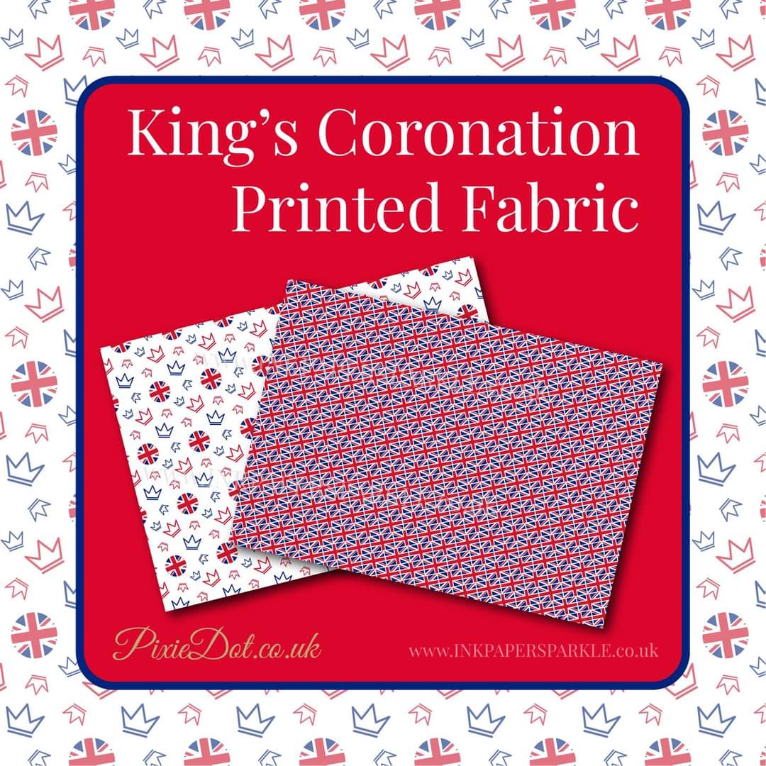 IPS Kings Coronation Printed Fabric – Pixie Dot Craft Supplies