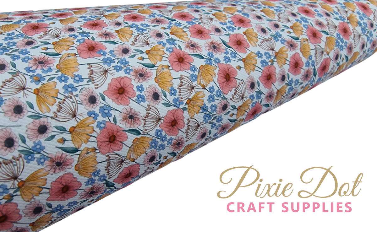 Spring floral Fabric 3949 – Pixie Dot Craft Supplies