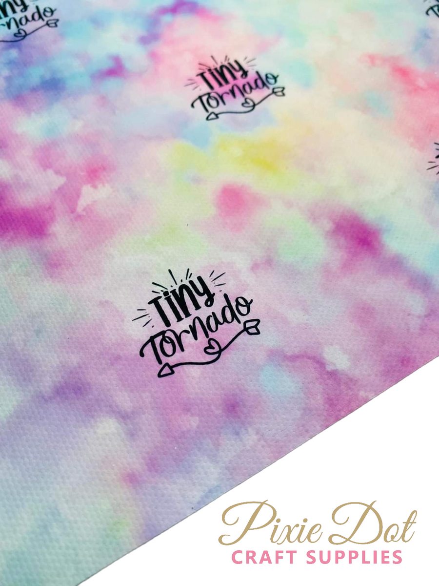 "Tiny Tornado" printed bow fabric – Pixie Dot Craft Supplies